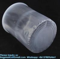 China Wholesale Custom Round Bottom Plastic Drum Liner 5 Mil Heavy Duty for 20L 200L Industrial Paint Barrels for sale