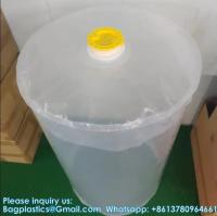 China Heavy Duty 55 Gallon Round Bottom Drum Liner Bag 0.01-0.2mm Thickness for 200L Chemical Storage for sale