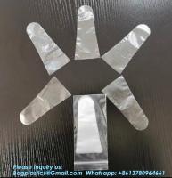 China Biodegradable Disposable Non-Slip Finger Cots 2 Finger Gloves 28cm Transparent for sale