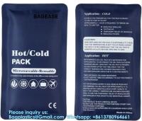 China Customized Size And Shaped Reusable Hot Cold Compress Gel Packs Polyester Ice Pack For Therapy for sale