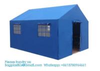 China Wholesale 12x12m Cotton Canvas Tent with Steel Pipe Frame for Outdoor Camping for sale
