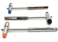 China Stainless Steel Neurological Reflex Hammer 8 Inch Taylor Tomahawk Percussion Knee Hammer for Clinic Hospital for sale