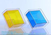 China Wholesale Acrylic Transparent Double Layer Plexiglass Storage Box 23x23x10cm Gift Box for sale