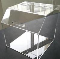 China Custom Acrylic Supermarket Food Dispenser Case 20x20x40cm OEM Colors for sale