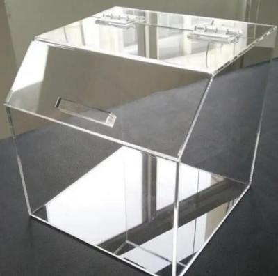 China Custom Acrylic Supermarket Food Dispenser Case 20x20x40cm OEM Colors for sale