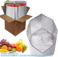 China Foil Insulated Box Liners for 8x8x8 Box Size Pack of 5 Double-Sided Metalized Thermal Shipping Liners for sale