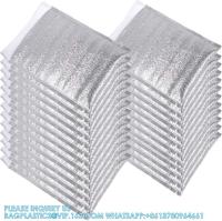 China Reusable Insulation Box Liners 20 Pack 11x15 Inch Thermal Food Shipping Bags Aluminum Foil for sale