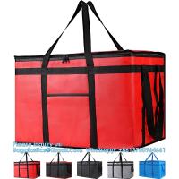 China XXL Insulated Cooler Bag 20x13x10 Inch Reusable Grocery Shopping Tote Keeps Food Hot Cold Collapsible for sale