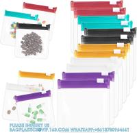 China Reusable Zippered Pill Pouch Bags 12 Pack 75x75mm Slide Lock Storage for Travel for sale