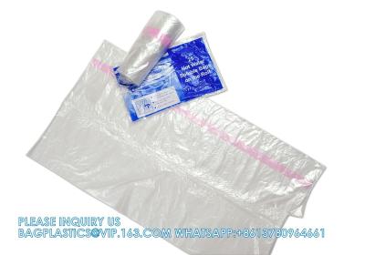 China Polyvinyl Alcohol Film Hot Water Soluble Bags 30-35 Gallon Dissolvable Laundry Bags for sale