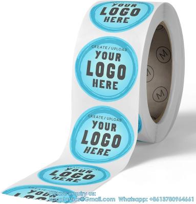 China Custom BOPP Sticker Labels on Rolls 50-5000 Premium Gloss Personalized Business Logo for sale