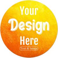 China Custom Stickers Personalized Labels 1 Inch Circle Vinyl Coated Paper Any Image Logo Text Business for sale