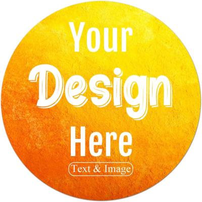 China Custom Stickers Personalized Labels 1 Inch Circle Vinyl Coated Paper Any Image Logo Text Business for sale