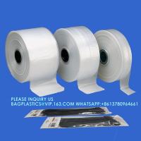 China LDPE Polyethylene Flat Tube Roll 8in x 350ft x 1.5mil Clear Plastic Tubing for Packaging and Bag Making for sale