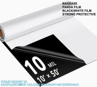 China 10 Mil Crawl Space Vapor Barrier 10x50ft Heavy Duty Plastic Sheeting Panda Film for sale