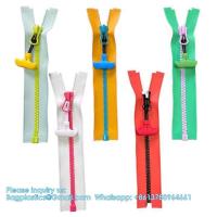 China Custom Multi-Color Waterproof PU Coated Plastic Zipper Size 5 for Garments Bags for sale