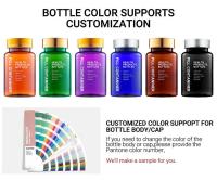 China 100ml to 500ml Glass Medicine Capsule Bottles with Lids Health Supplement Sealed Bottles 38mm for sale