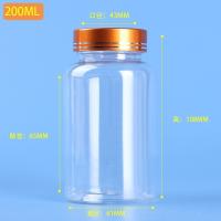 China Clear Plastic Sample Bottles 60ml with Screw Cap Leak Proof Liquid Containers for Lab Reagent Medicine Pill Storage for sale