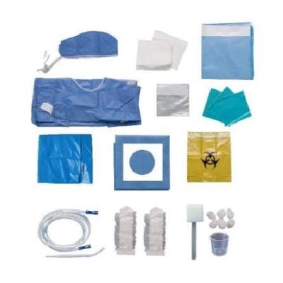 China Disposable Dental Implant Kit Sterile Disinfection Box 25pcs Dental Consumable Surgical Kit for sale