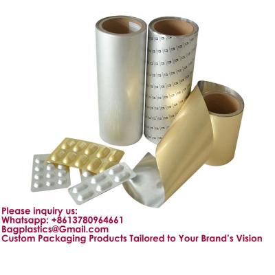 China High Barrier Cold Form Alu Alu Foil 0.14mm 0.18mm for Pharmaceutical Blister Packaging for sale