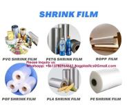 China High Shrinkage Clear PETG PVC Shrink Wrap 40-50 Mic Center Folded Tube for Beverage Label Printing for sale