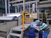 China AJMS 2e&2m PP Melt Blown Filter Cartridge Production Line 3800-4500 pcs/24h 50KW for sale
