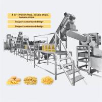 China Semi Automatic Potato Chips Making Machine High Efficiency  380V 50HZ for sale