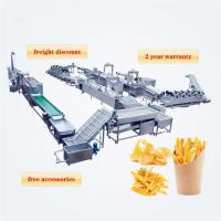 China Multifunctional Automatic Potato Chips Making Machine  SUS304 Stainelss Steel Material for sale