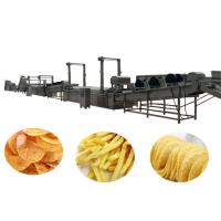 China Fully Automatic Potato Chips Making Machine Multifunctional 45KW 380V 50HZ for sale