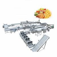 China Top Quality Continuous Conveyor Fried Rice Potato French Fries Chicken Automated Deep Fryer Machine for sale