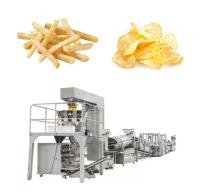 China Manual French Fries Processing Line High Productivity Used French Fries Line for sale