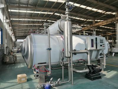 China Commercial Industrial Autoclave Machine Horizontal for Sausage Sterilization for sale