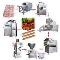 China Industrial Ham Sausage Production Line  High Efficiency 2100*920*1040mm for sale