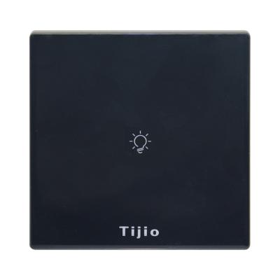 China OEM Wholesale Price Control App Control+Voice Metal Frame Smart Smart Switch Home Switch Luxury Black and Gold for sale