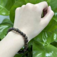 China Qinan Agarwood 108 Beads Buddhist Prayer Bracelet - 4mm to 20mm Custom Sizes, Natural Handmade Wood Jewelry for sale