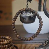 China Hainan Guoxiang White Chess 0.6 Money Piece Beads Agarwood Bracelet - 4mm-20mm Custom Sizes, Natural Qinan Material for sale