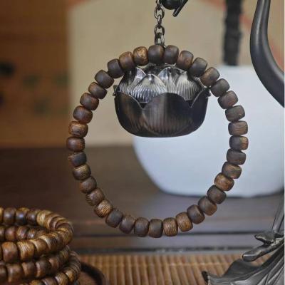 China Hainan Guoxiang White Chess 0.6 Money Piece Beads Agarwood Bracelet - 4mm-20mm Custom Sizes, Natural Qinan Material for sale