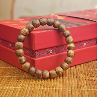 China Hainan Agarwood White 0.8 Apple Beads Bracelet - 4-20mm Custom Sizes, Natural Qinan Material for Collection & Decoration for sale