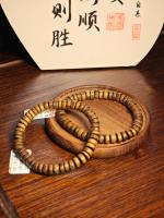 China 28 wild agarwood sinking grade oval bracelet for sale
