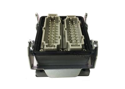 China Screw connection 32Pin hot runner connector box HE-032-M&H32B-HB-1L|Screw terminal 32Pin 16A heavy duty connector for sale