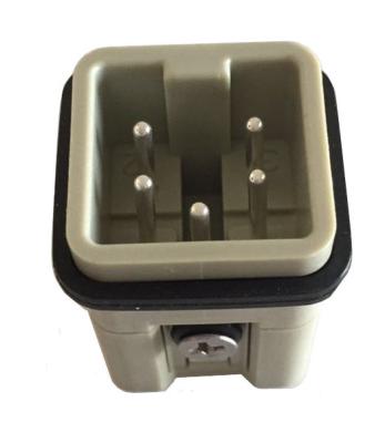China 5Pin connector male insert HA-004-M IP65 protection degree,Heavy duty industrial connector for sale