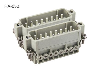 China 32 Pin male connector screw terminal connector, HA-032-M Industrial heavy duty connector IP65 protection degree for sale