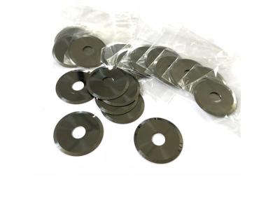 China Tungsten Carbide Disc Cutter 45mm Diameter YG10X for Paper Cloth Fabrics Slitting for sale
