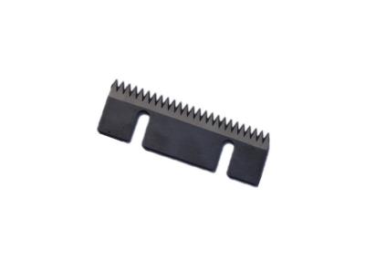China Saw Knife and Packer Serrated SUS 420 J2 Blade 84x25x1.5mm for Plastic Film Bag for sale