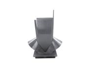 China Oval Tube Forming Collar SUS 304 Film Width 120mm for VFFS Packaging Machine for sale