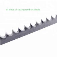 China Stainless Steel 420J2 Scallop Toothed Bread Slicer Knife Blade 373x9.7x0.3mm for sale