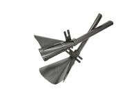 China 80 mm Liquid Stick Bag Former 3 Side Seal for Vertical Packing Machine SUS304 for sale