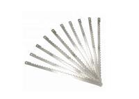 China Stainless Steel 420J2 Scallop Toothed Bread Slicer Knife Blade 373x9.7x0.3mm for sale