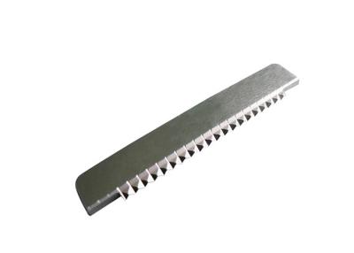 China Zig Zag Teeth Serrated Custom Industrial Blades SUS420J2 Material For Packaging Machine for sale