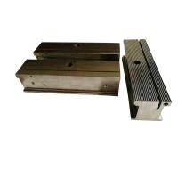 China Carbon Steel Packaging Machine Sealing Jaws Bars Hard Seal Surface 30mm Width for sale